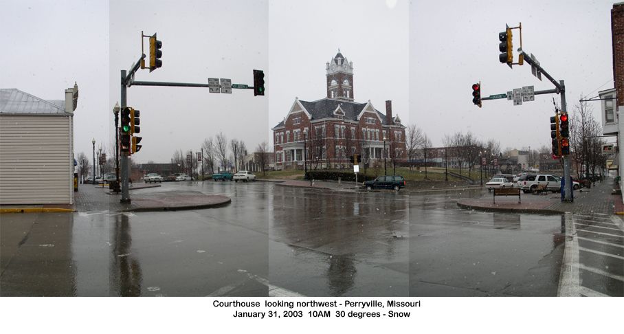 Locations Hub - Perryville courthouse and town square