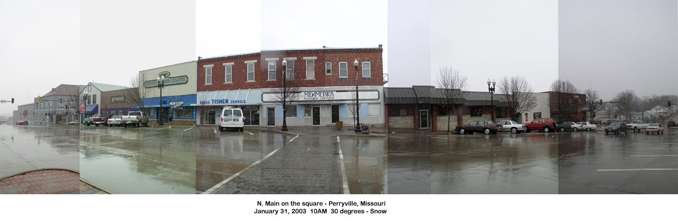 Locations Hub - Perryville courthouse and town square
